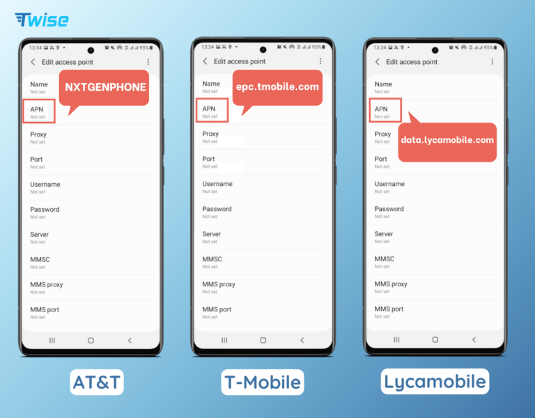 APN Settings Android - Twise