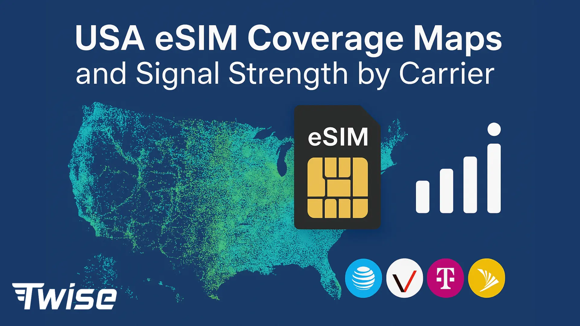 Data eSIM USA Coverage Maps and Signal Strength by Carrier - Twise