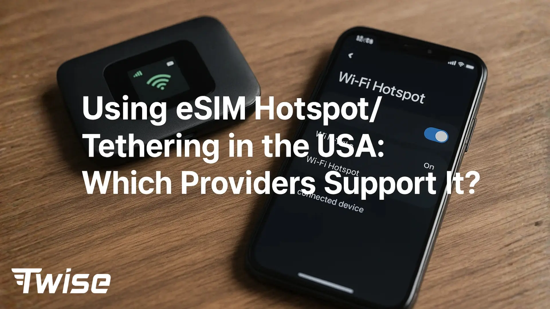 Using eSIM USA unlimited data hotspot/Tethering: Which Providers Support It?