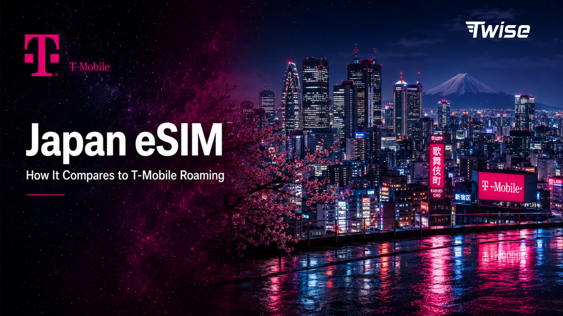 T-Mobile in Japan vs Japan eSIM: Roaming, Coverage, Cost & Data Limits
